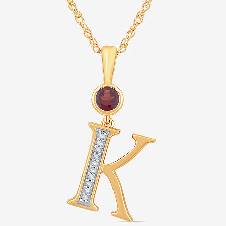 Click here for K Womens Genuine Red Garnet 14K Gold Over Silver 1... prices