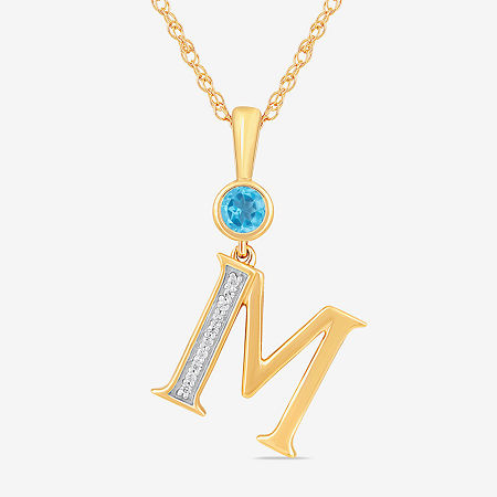 Click here for M Womens Genuine Blue Topaz 14K Gold Over Silver 1... prices