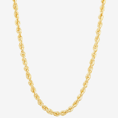 Click here for Womens 14K Gold 20 Inch Rope Chain Necklace  One S... prices