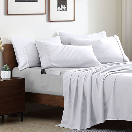 Click here for Swift Home Storage Pocket Wrinkle Resistant Fitted... prices