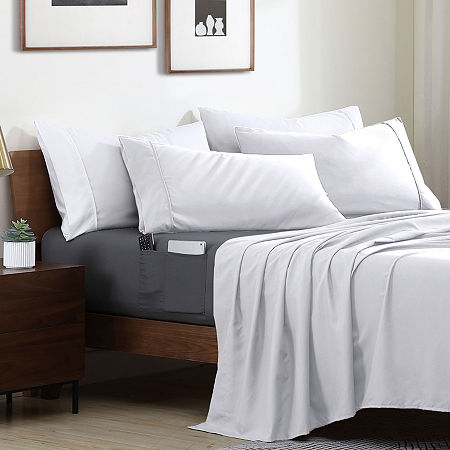 Click here for Swift Home Storage Pocket Wrinkle Resistant Fitted... prices