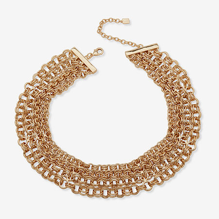 Click here for Worthington Gold Tone Womens 17 Inch Collar Neckla... prices