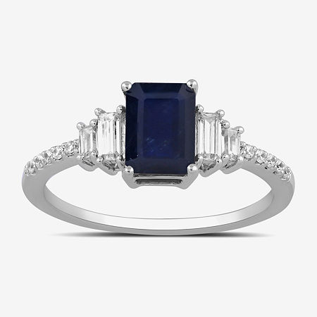 Click here for Womens 1/5 CT. Lab Created Blue Sapphire Sterling... prices