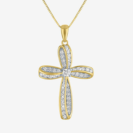 Click here for Cross (Gh / Si2 I1) Womens 1/2 CT. T.W. Lab Grown... prices