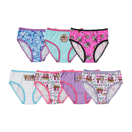Click here for Little Girls LOL 7 Pack Brief Panty Gup5712  6  Mu... prices