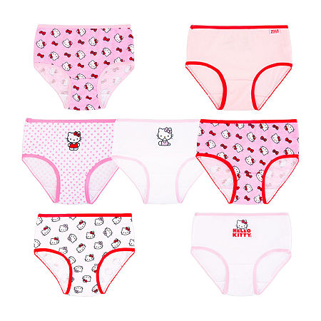 Click here for Little Girls Hello Kitty 7 Pack Brief Panty Gup454... prices
