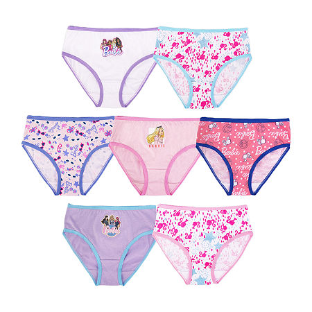 Click here for Little & Big Kid Girls Barbie 7 Pack Brief Panty G... prices