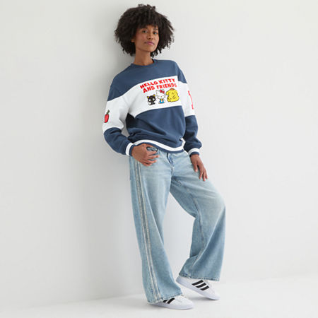 Click here for Womens Juniors Crew Neck Long Sleeve Hello Kitty S... prices