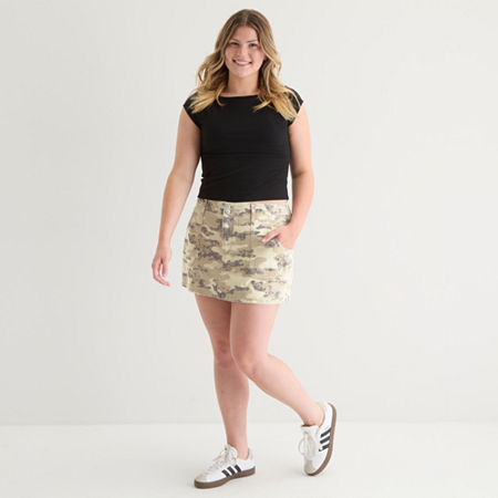 Click here for Arizona Womens Juniors Plus A-Line Skirt  20  Brow... prices
