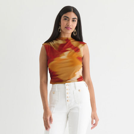 Click here for Bold Elements Womens Crew Neck Sleeveless Crop Top... prices