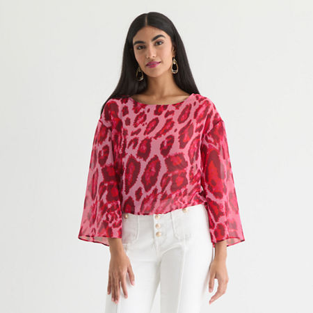 Click here for Bold Elements Womens Crew Neck Long Sleeve Blouse... prices