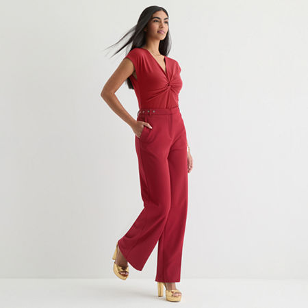 Click here for Bold Elements Womens Wide Leg Mid Rise Trouser  X-... prices