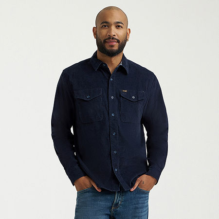 Click here for Wrangler Corduroy Mens Long Sleeve Regular Fit But... prices