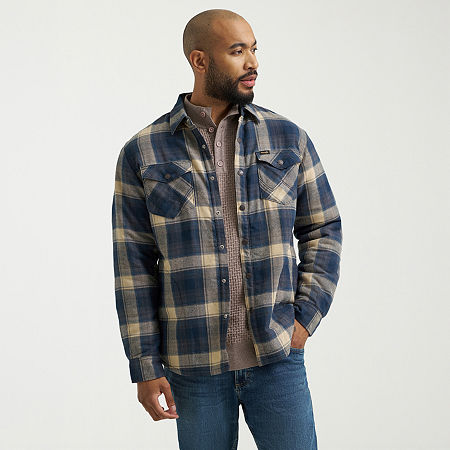 Click here for Wrangler Sherpa Lined Mens Long Sleeve Regular Fit... prices
