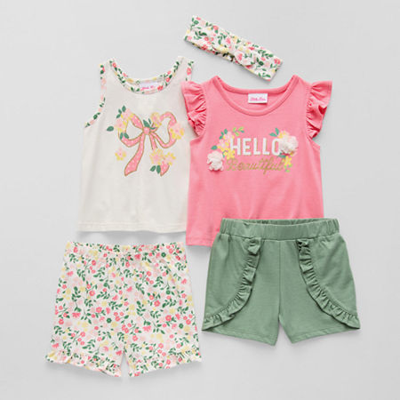 Click here for Little Lass Baby Girls 5-pc. Short Set  24 Months... prices