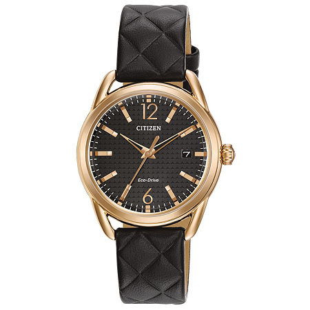 Womens Citizen(R) Classic Black Dial Watch - FE6083-13E