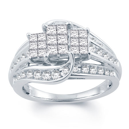 Click here for Womens 1 CT. T.W. Natural White Diamond 10K Gold S... prices