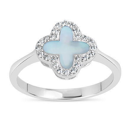 Click here for Womens White Mother Of Pearl Sterling Silver Cockt... prices