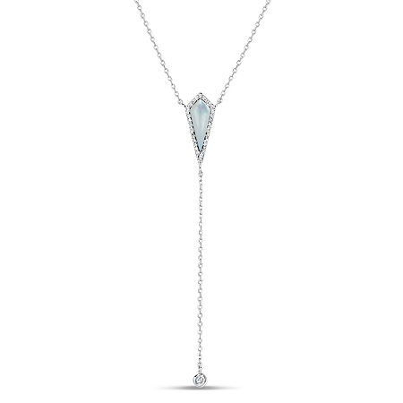Click here for Womens White Mother Of Pearl Sterling Silver 18 In... prices