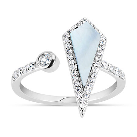 Click here for Womens White Mother Of Pearl Sterling Silver Cockt... prices