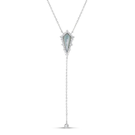 Click here for Womens White Mother Of Pearl Sterling Silver 18 In... prices