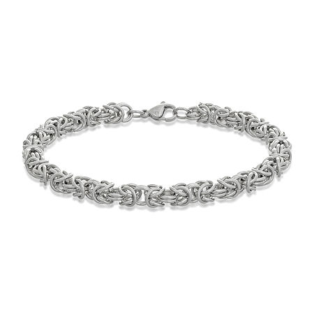 Click here for Mens Stainless Steel 9 7mm Byzantine Bracelet  One... prices