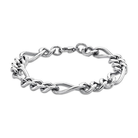 Click here for Mens Stainless Steel 9 11mm Figaro Bracelet  One S... prices