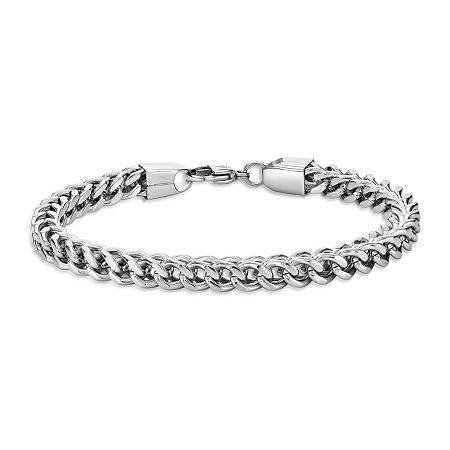 Click here for Mens Stainless Steel 9 6mm Foxtail Bracelet  One S... prices