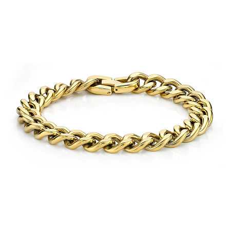 Click here for Mens Stainless Steel & Gold-Tone IP 9 12mm Chunky... prices