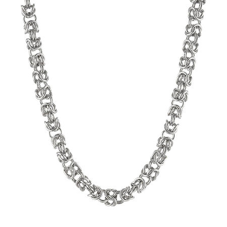 Click here for Mens Stainless Steel 24 7mm Byzantine Chain  One S... prices