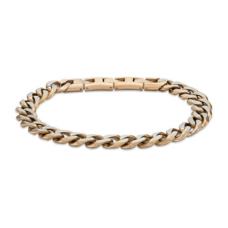 Click here for Mens Stainless Steel 9 Inch Solid Curb Chain Brace... prices