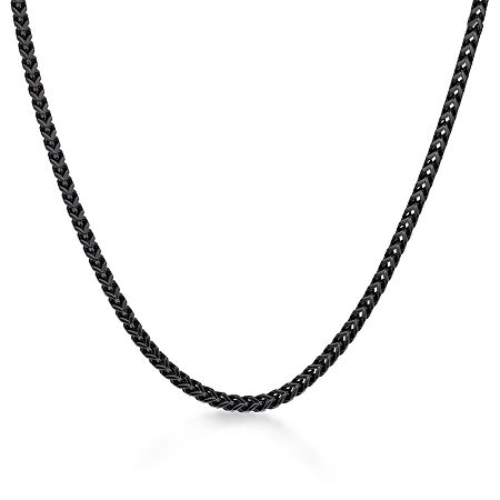 Click here for Stainless Steel Solid Wheat Chain Necklace  One Si... prices