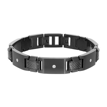 Click here for Stainless Steel 9 Inch Solid Link Bracelet  One Si... prices