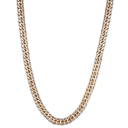 Click here for Mens Stainless Steel 24 Inch Curb Chain Necklace... prices