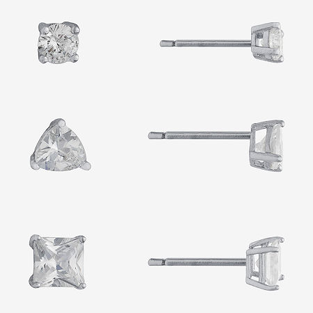 Click here for Silver Treasures Womens Cubic Zirconia Sterling Si... prices