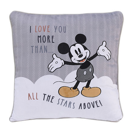 Click here for Disney Collection Mickey Mouse Square Throw Pillow... prices