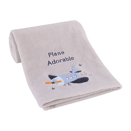 Click here for Nojo Airplane Fleece Baby Blanket  One Size  Gray prices