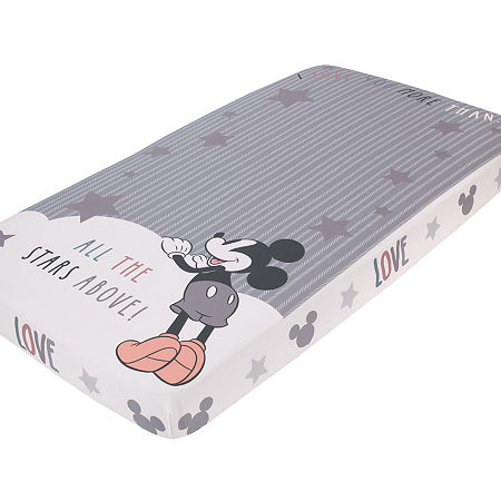 Click here for Disney Collection Mickey Mouse Crib Sheet  One Siz... prices