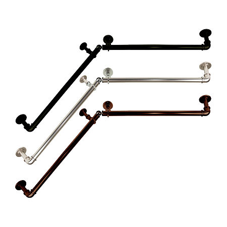 Click here for Rod Desyne Blackout Corner 1 IN Adjustable Curtain... prices
