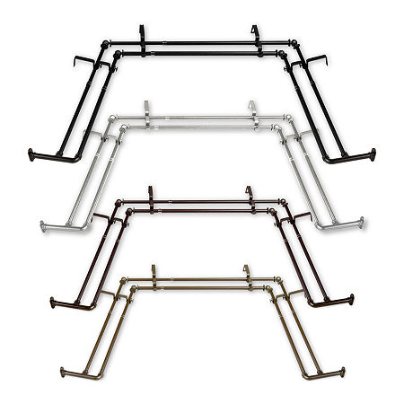 Click here for Rod Desyne Blackout Bay Window Rod  One Size  Brow... prices