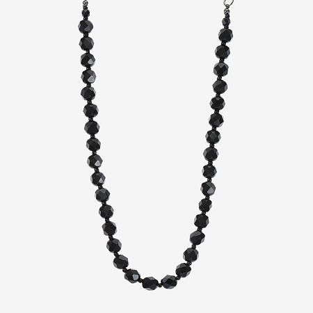 Click here for Mixit Womens Black 17 Inch Collar Necklace  One Si... prices