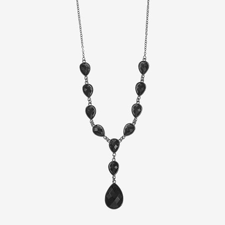 Click here for Mixit Black Womens Black 18 Inch Y Necklace  One S... prices