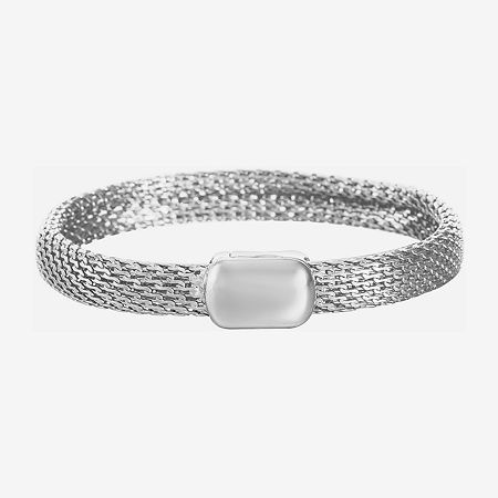 Click here for Monet Silver-Tone Magnetic Closure Bracelet  One S... prices