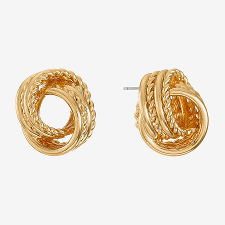 Click here for Monet Gold-Tone Knot Earrings  One Size  Yellow prices