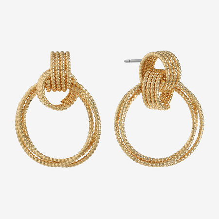 Click here for Monet Jewelry Gold Tone Double Womens Hypoallergen... prices