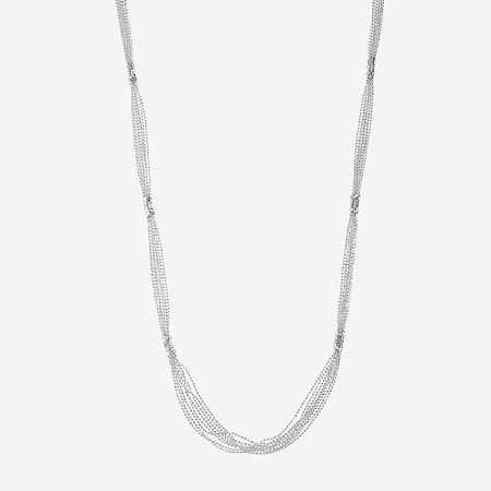 Click here for Monet Silver-Tone Diamond-Cut Multi-Strand Station... prices