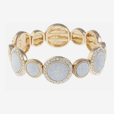 Click here for Monet Jewelry Two Tone Womens Stretch Bracelet  On... prices
