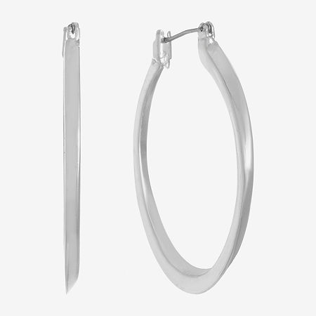 Click here for Monet Jewelry Silver Tone Oval Womens 40mm Hypoall... prices