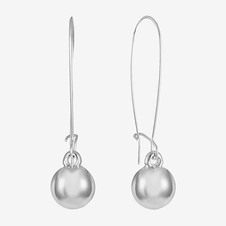 Click here for Liz Claiborne Silver-Tone Bead Drop Earrings  One... prices