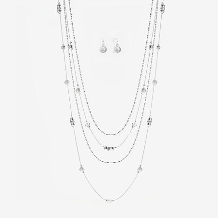 Click here for Liz Claiborne Multi-Strand Necklace And Drop Earri... prices